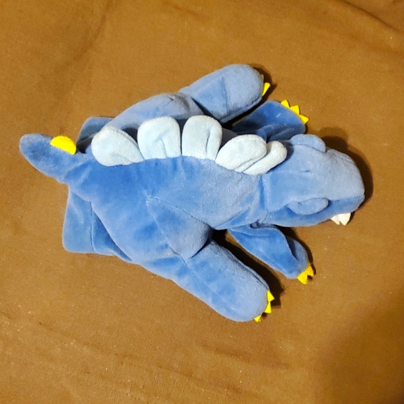 plush creations | Toys | Blue Dinosaur Plush Hand Puppet | Poshmark